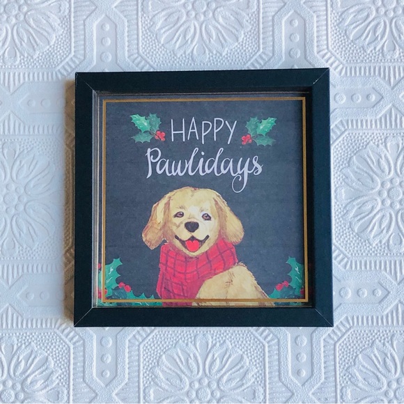 Handmade | Holiday | Happy Pawlidays Frame Decor | Poshmark